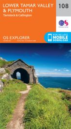 Explorer 108 Lower Tamar Valley and Plymouth Walking Map