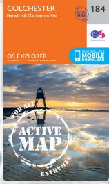 Explorer 184 Colchester ACTIVE Walking Map