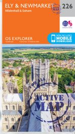 Explorer 226 Ely and Newmarket ACTIVE Walking Map