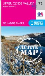 Landranger 072 Upper Clyde Valley ACTIVE Map