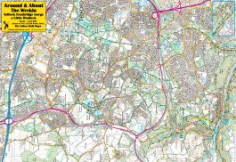 The Wrekin, Telford & Ironbridge & Little Wenlock Walking Map