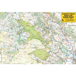 Haytor Vale, Lustleigh, Manaton, Ilsington & Sigford Walking Map