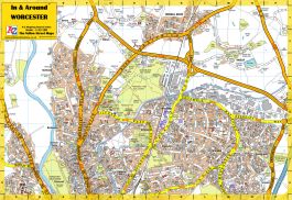 Worcester Street Map