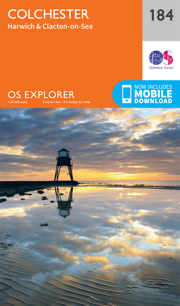 Explorer 184 Colchester Walking Map