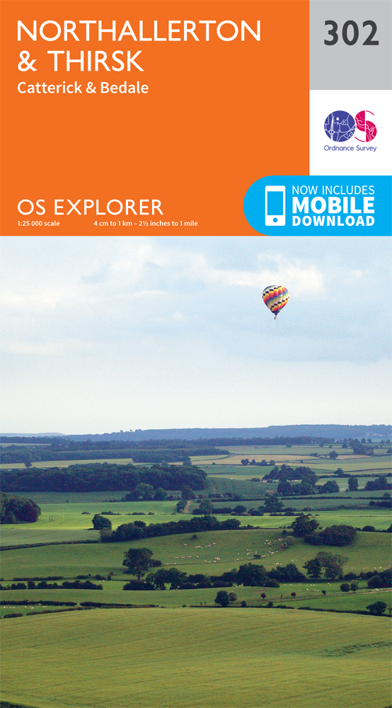 Explorer 302 Northallerton and Thirsk Walking Map