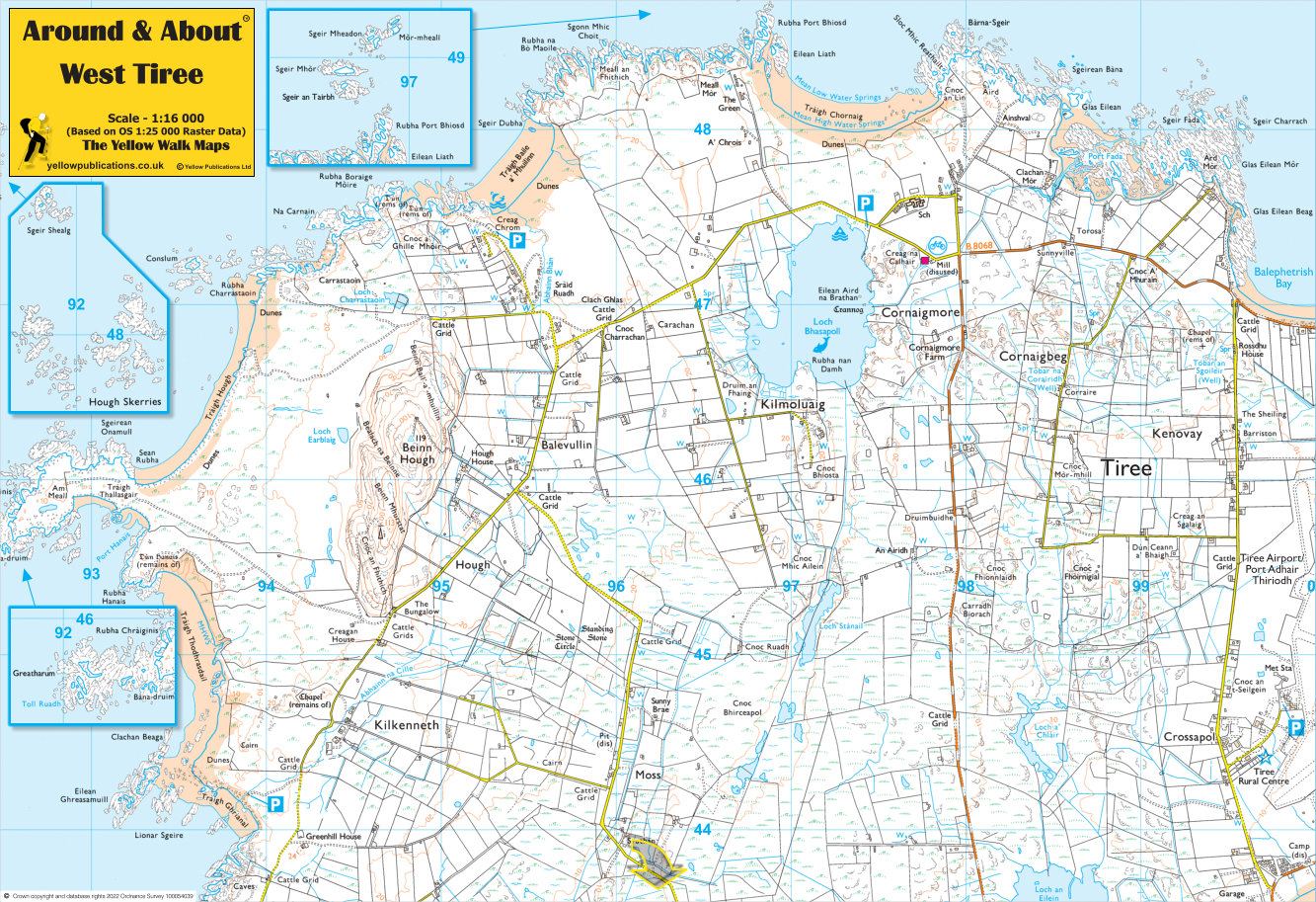 West Tiree Walking Map