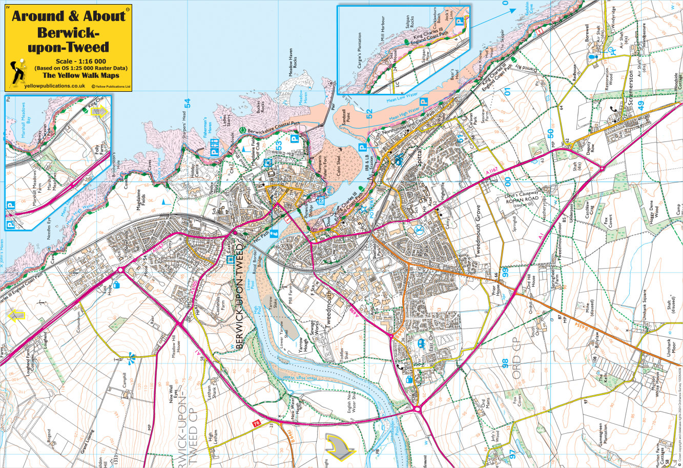Berwick-upon-Tweed Walking Map