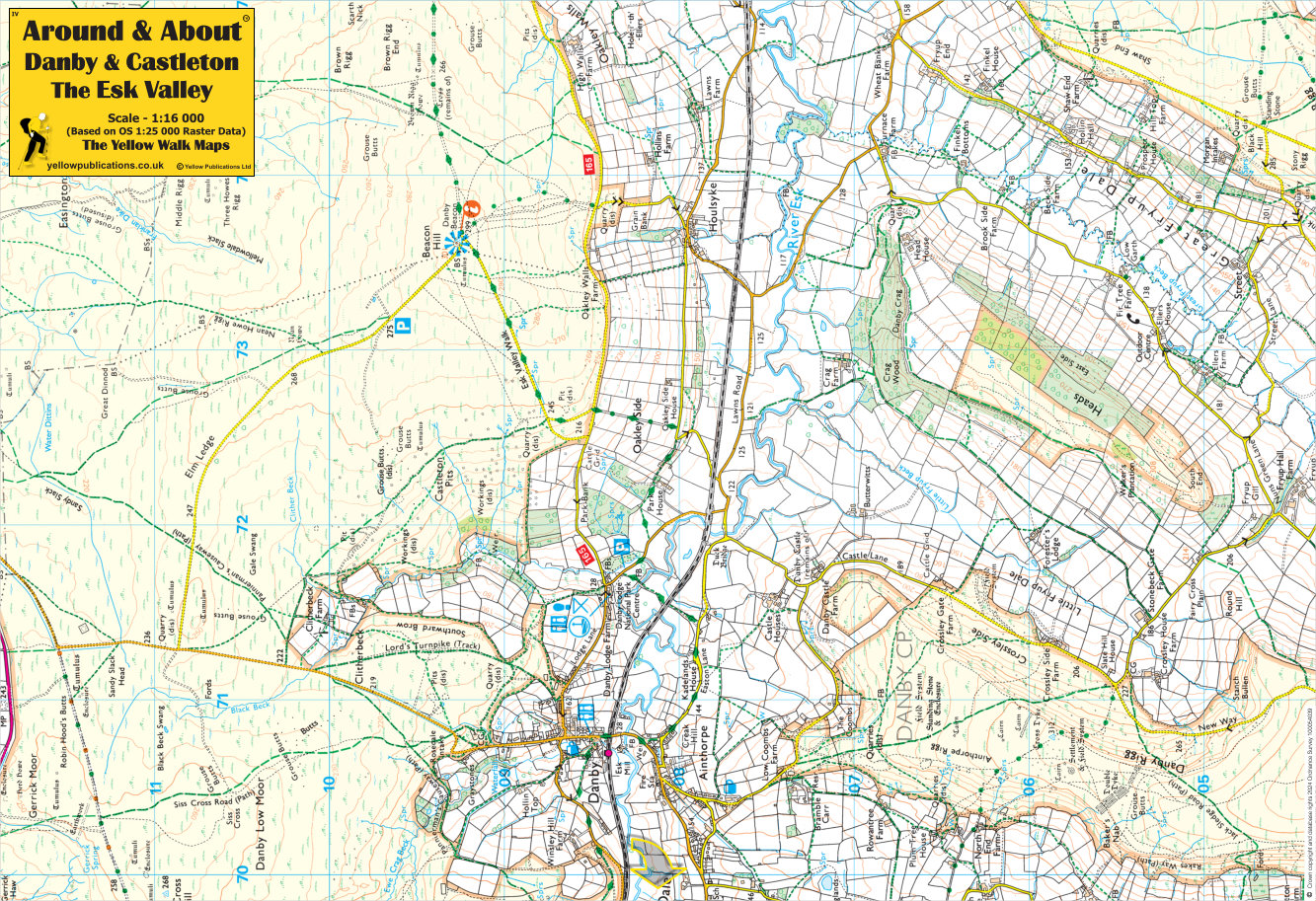 Danby & Castleton, The Esk Valley Walking Map