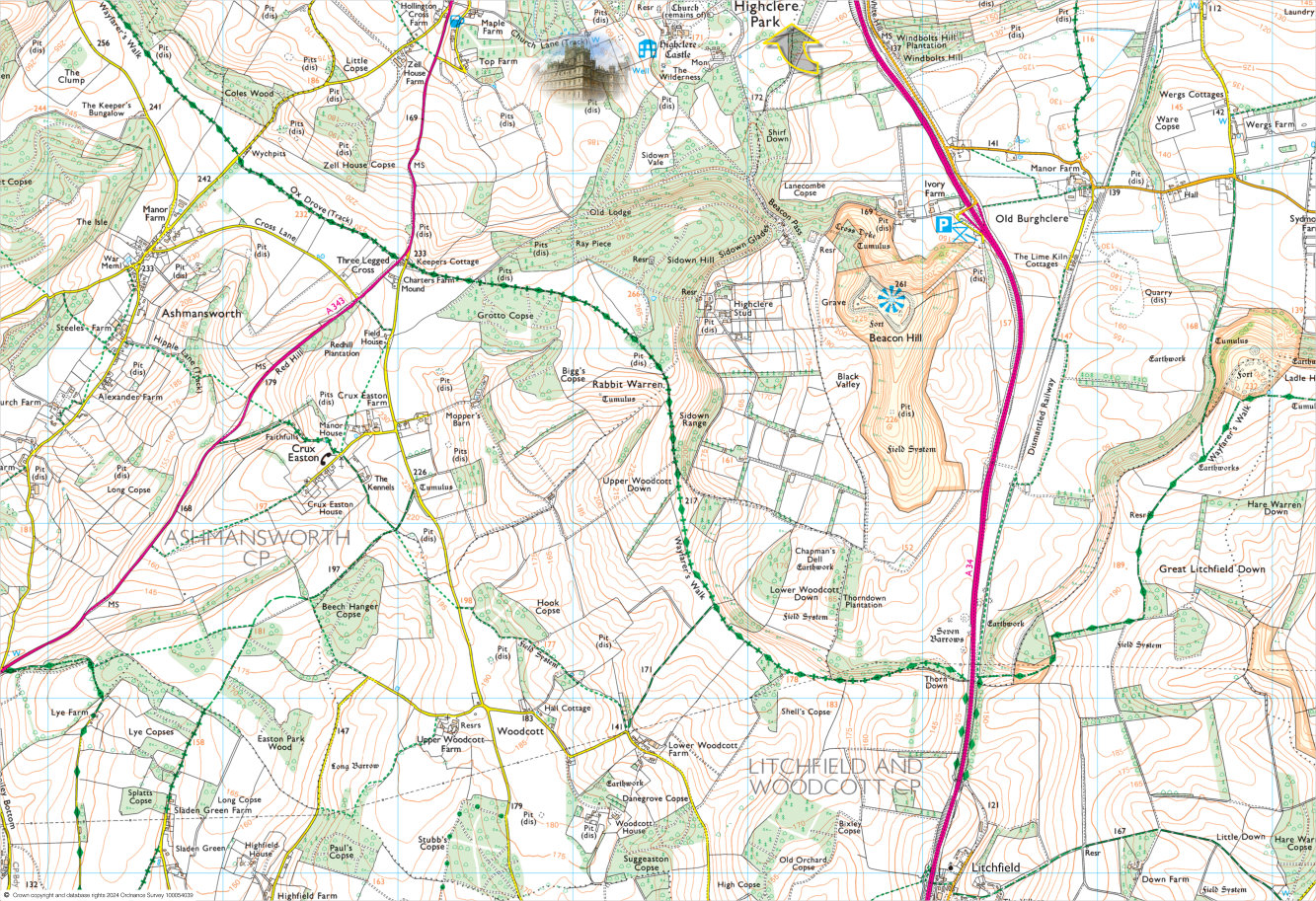 Map London To Highclere