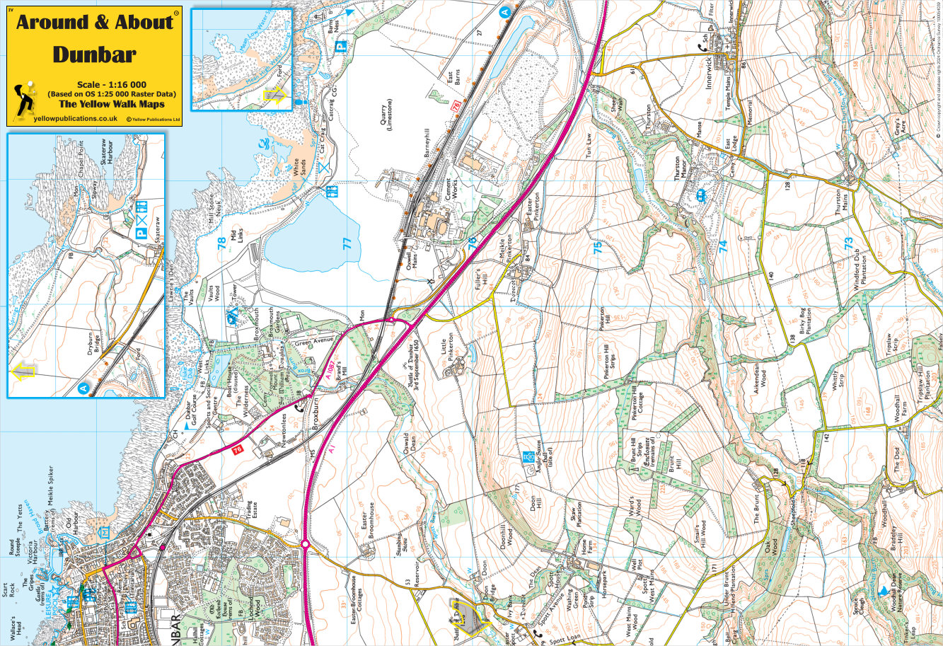 Dunbar Walking Map