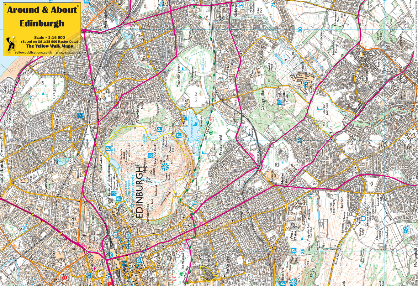 Edinburgh Walking Map