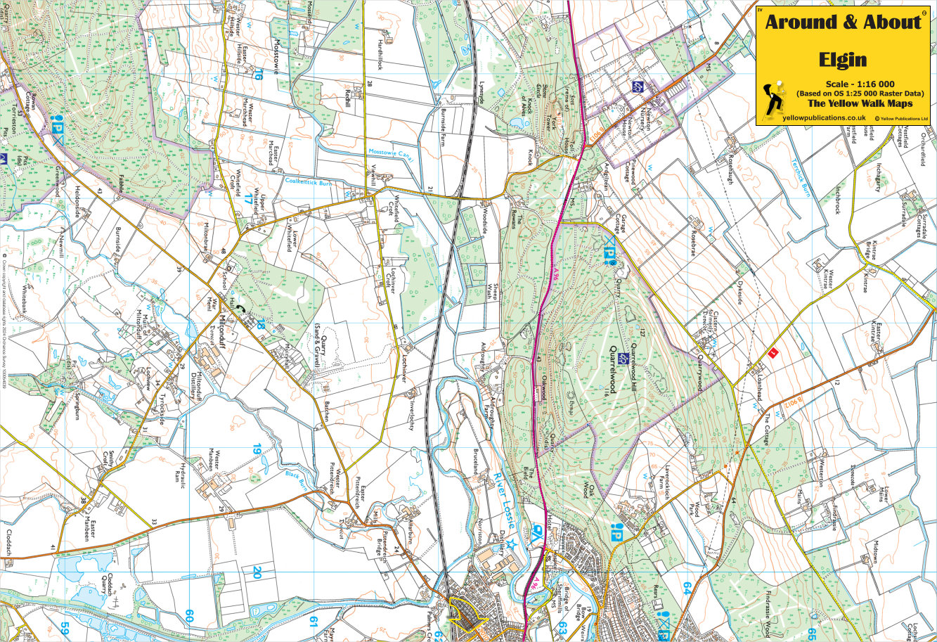 Elgin Walking Map