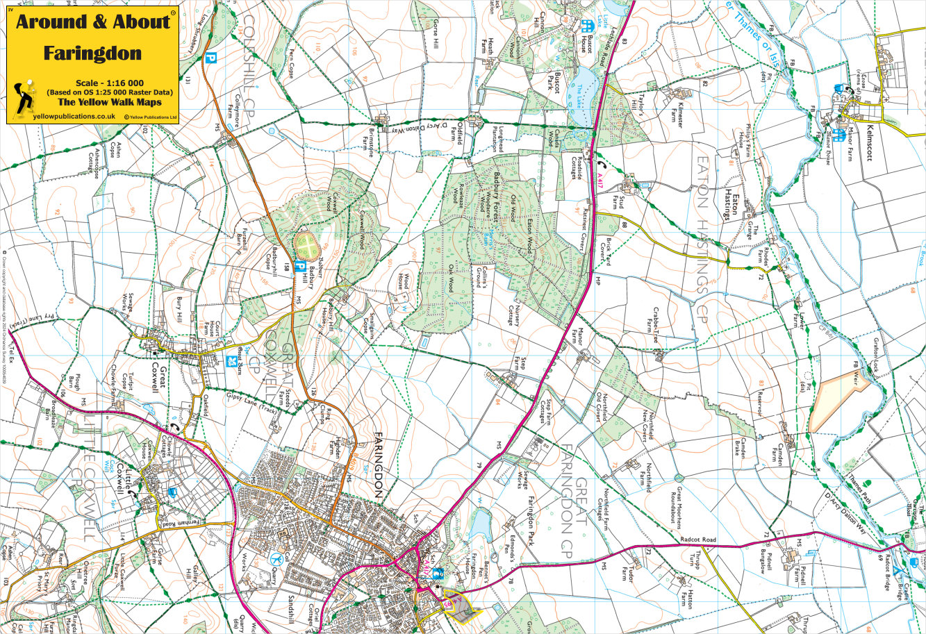 Faringdon Walking Map