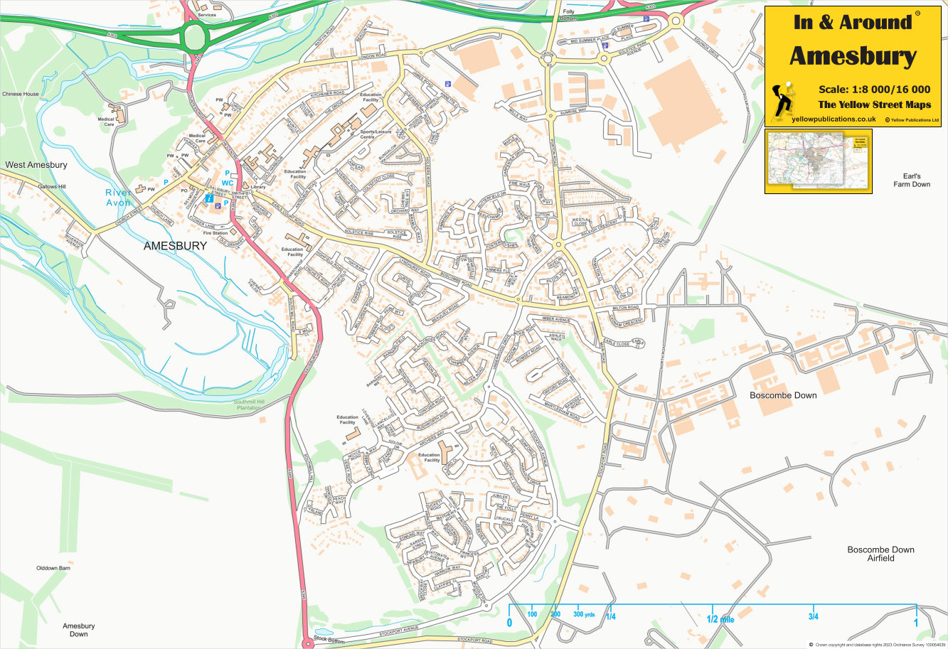 Amesbury Street Map