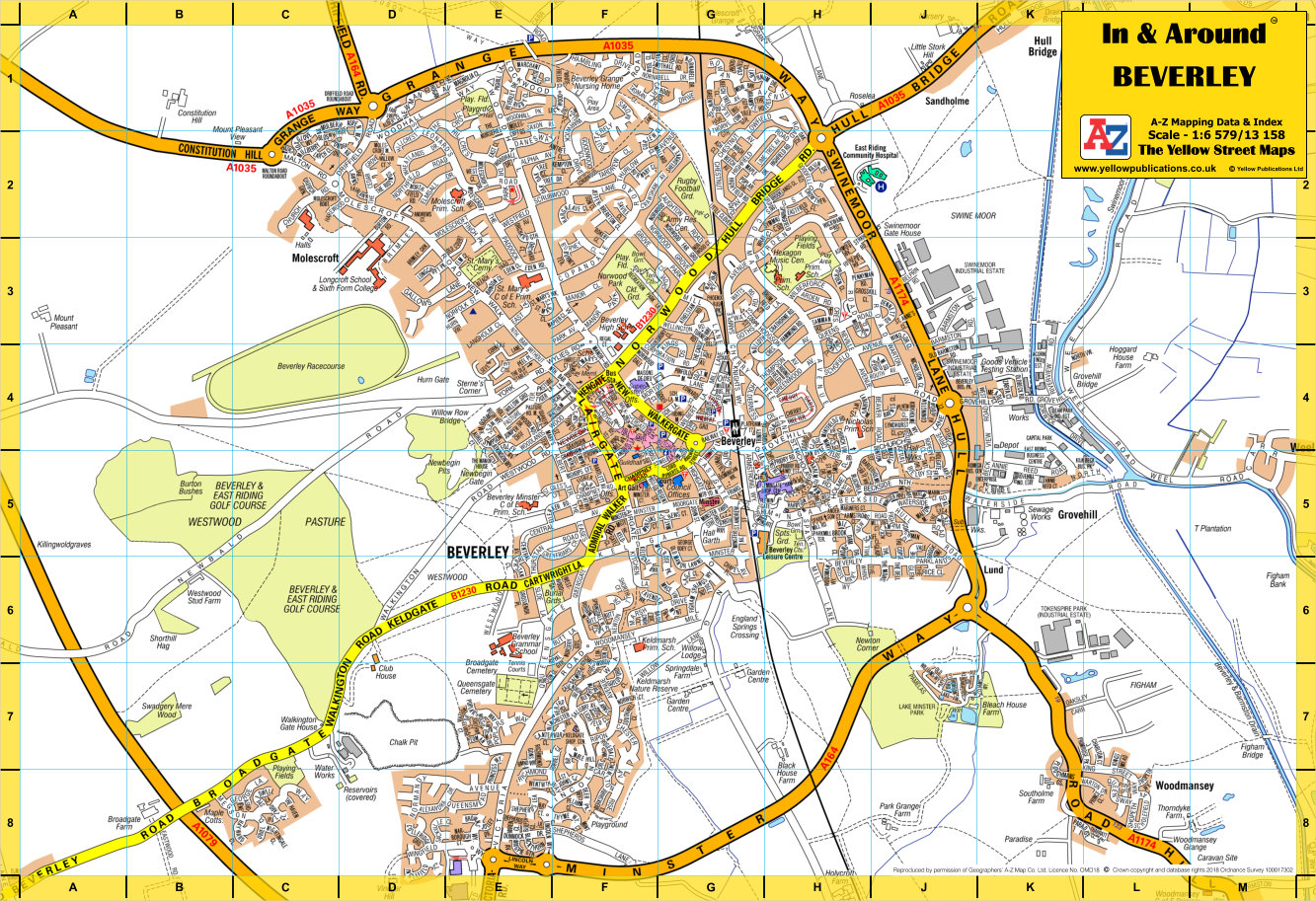 Beverley Street Map - In & Around