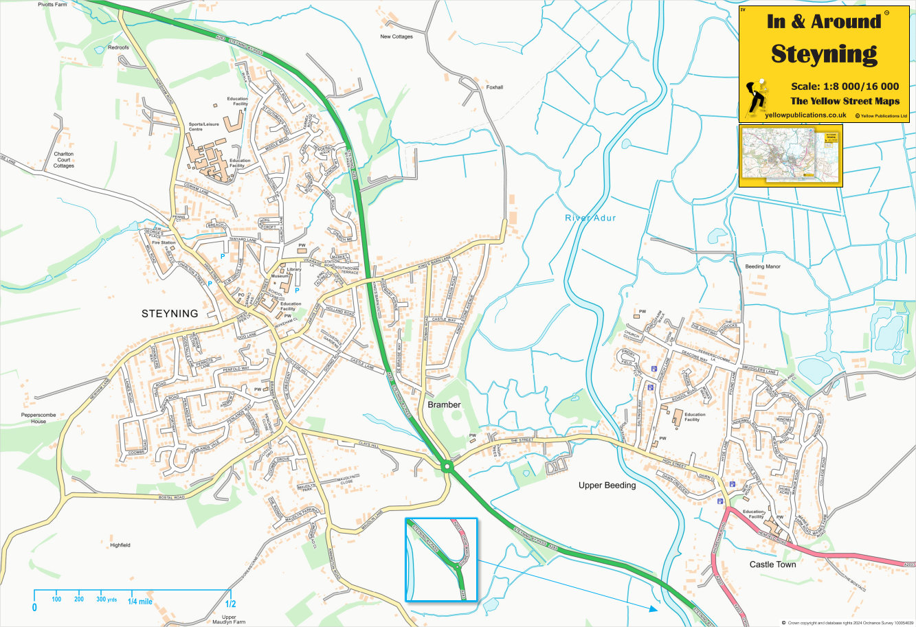Steyning Street Map