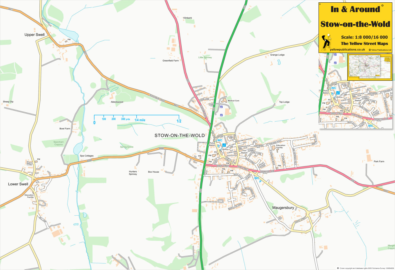 Stow-on-the-Wold Street Map