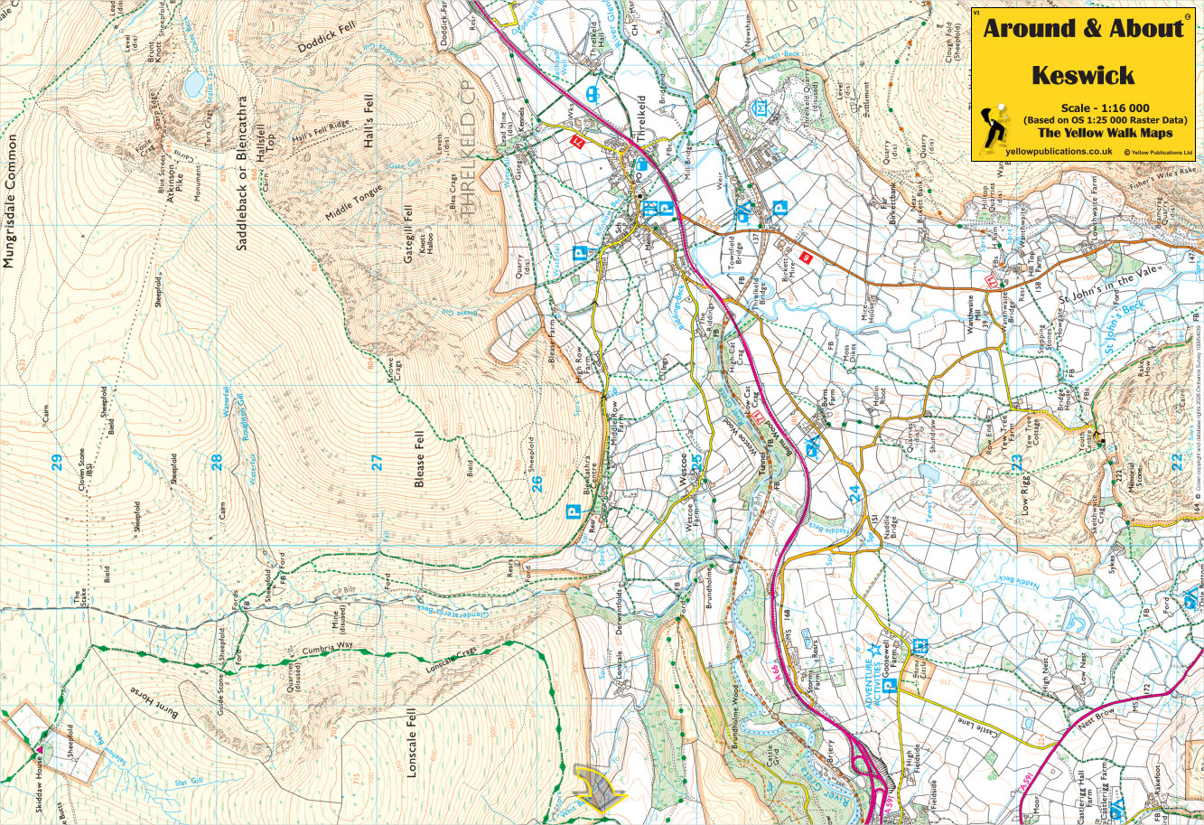 Keswick Walking Map