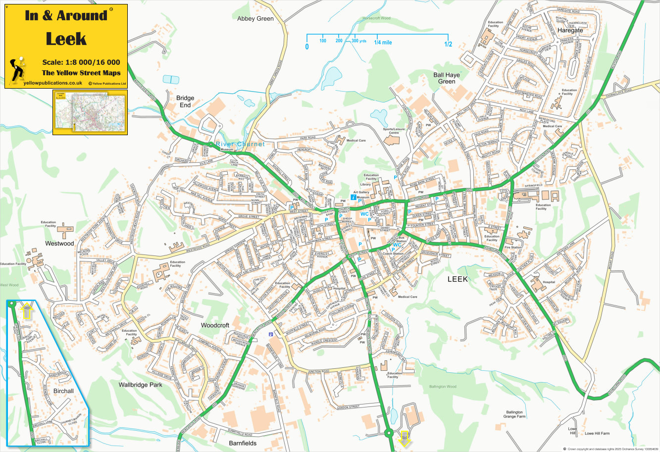 Leek Street Map