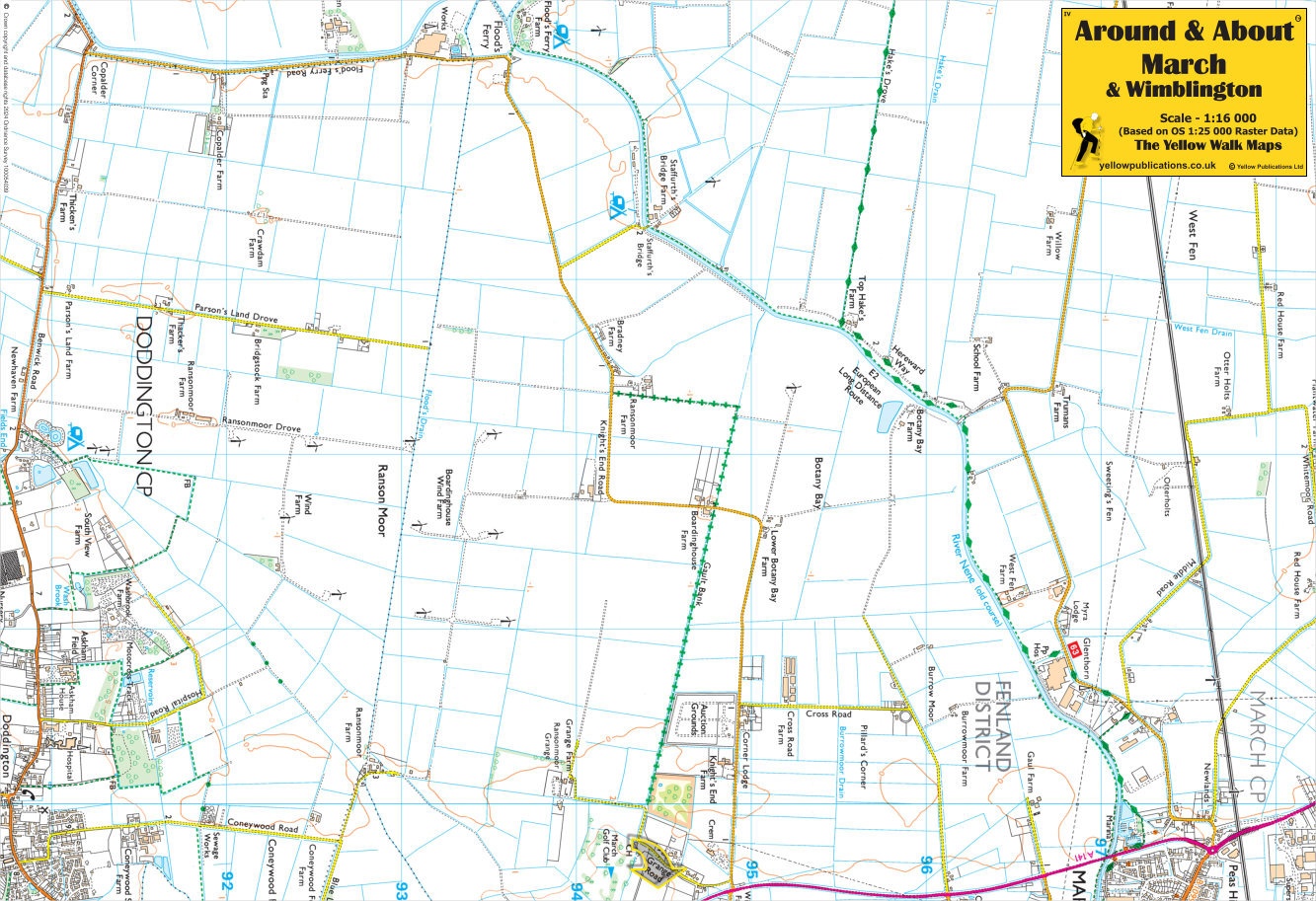 March & Wimblington Walking Map
