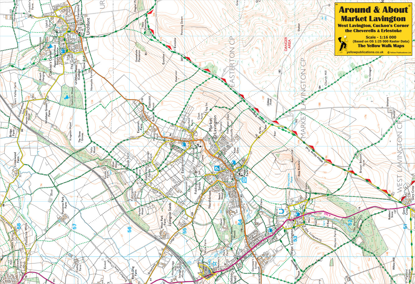 Market Lavington, West Lavington, Cuckoo's Corner, the Cheverells ...