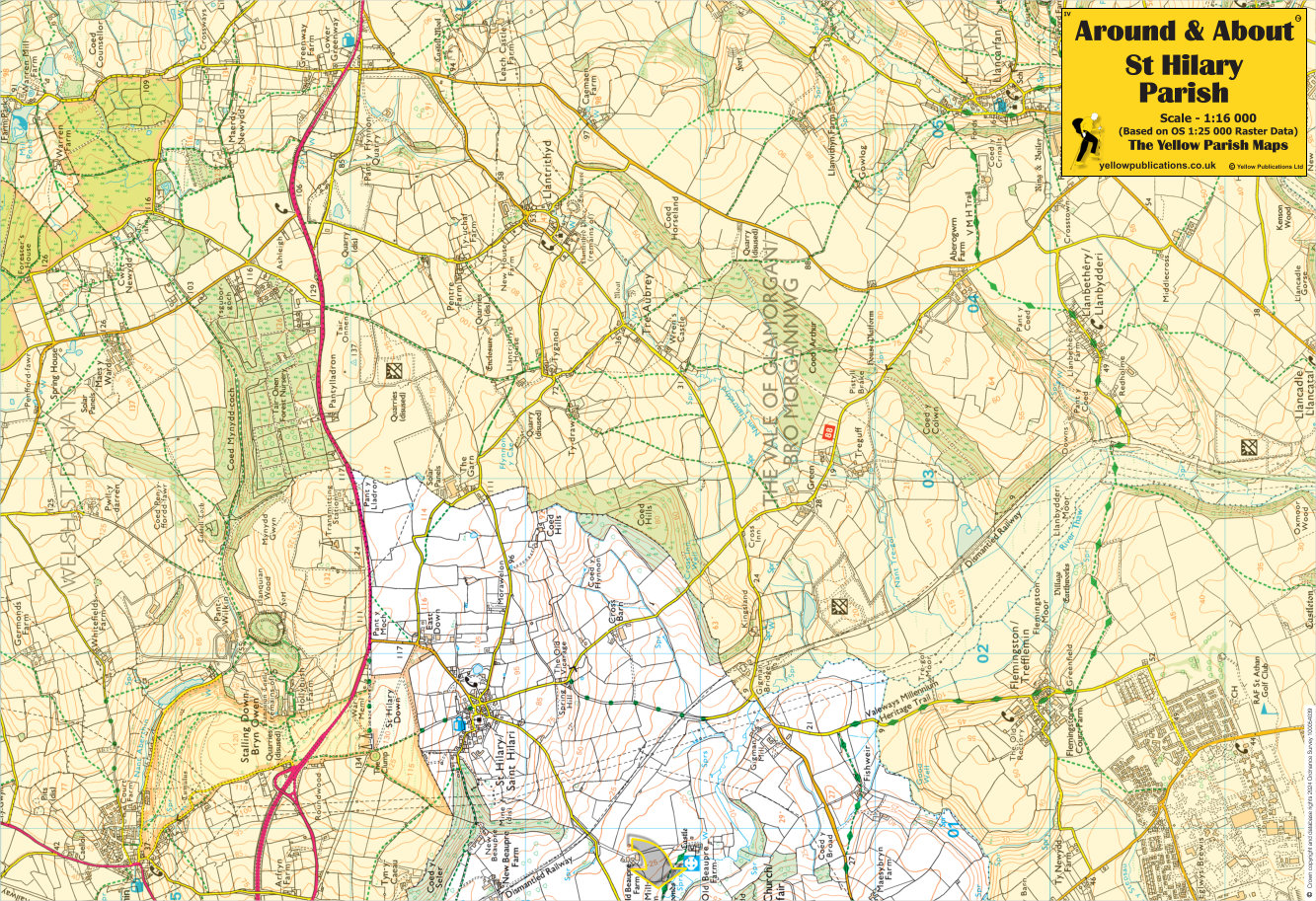 St Hilary Parish Map