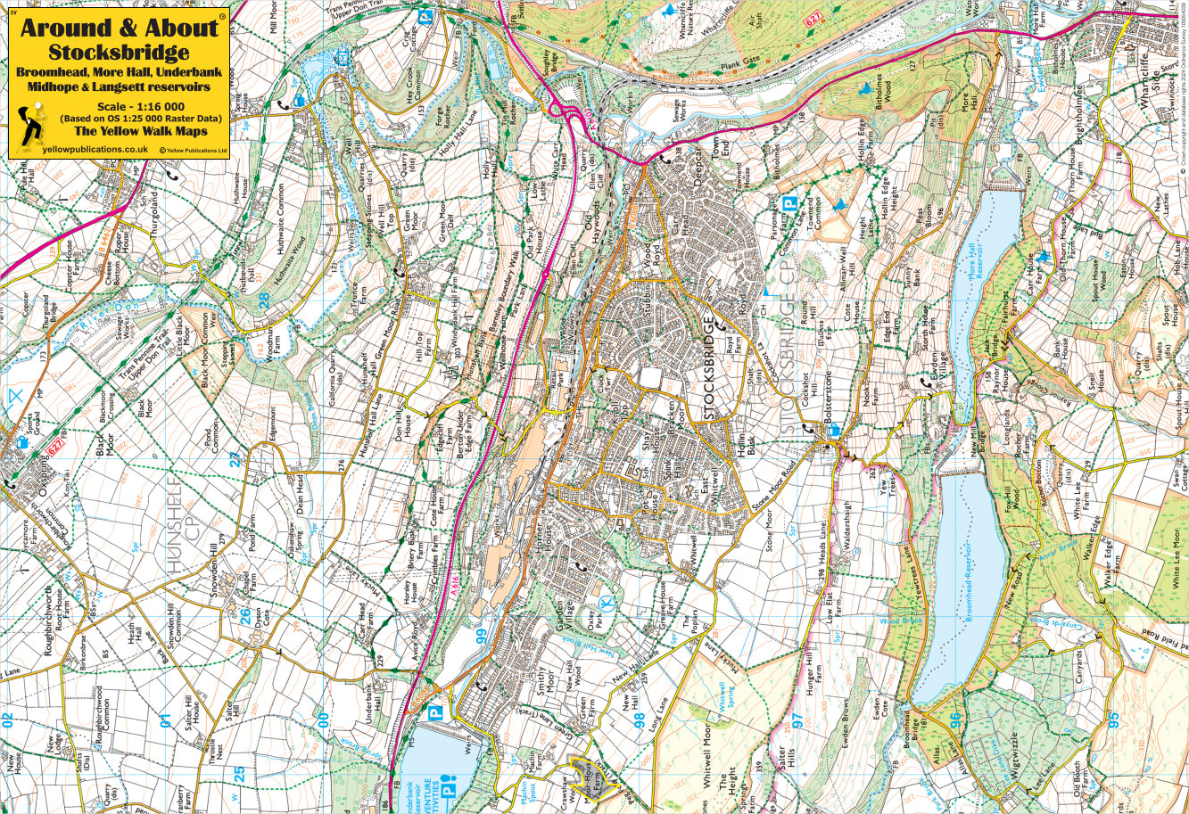 Stocksbridge, Broomhead, More Hall, Underbank, Midhope & Langsett ...