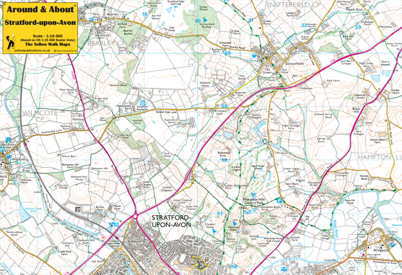Stratford-upon-Avon Walking Map