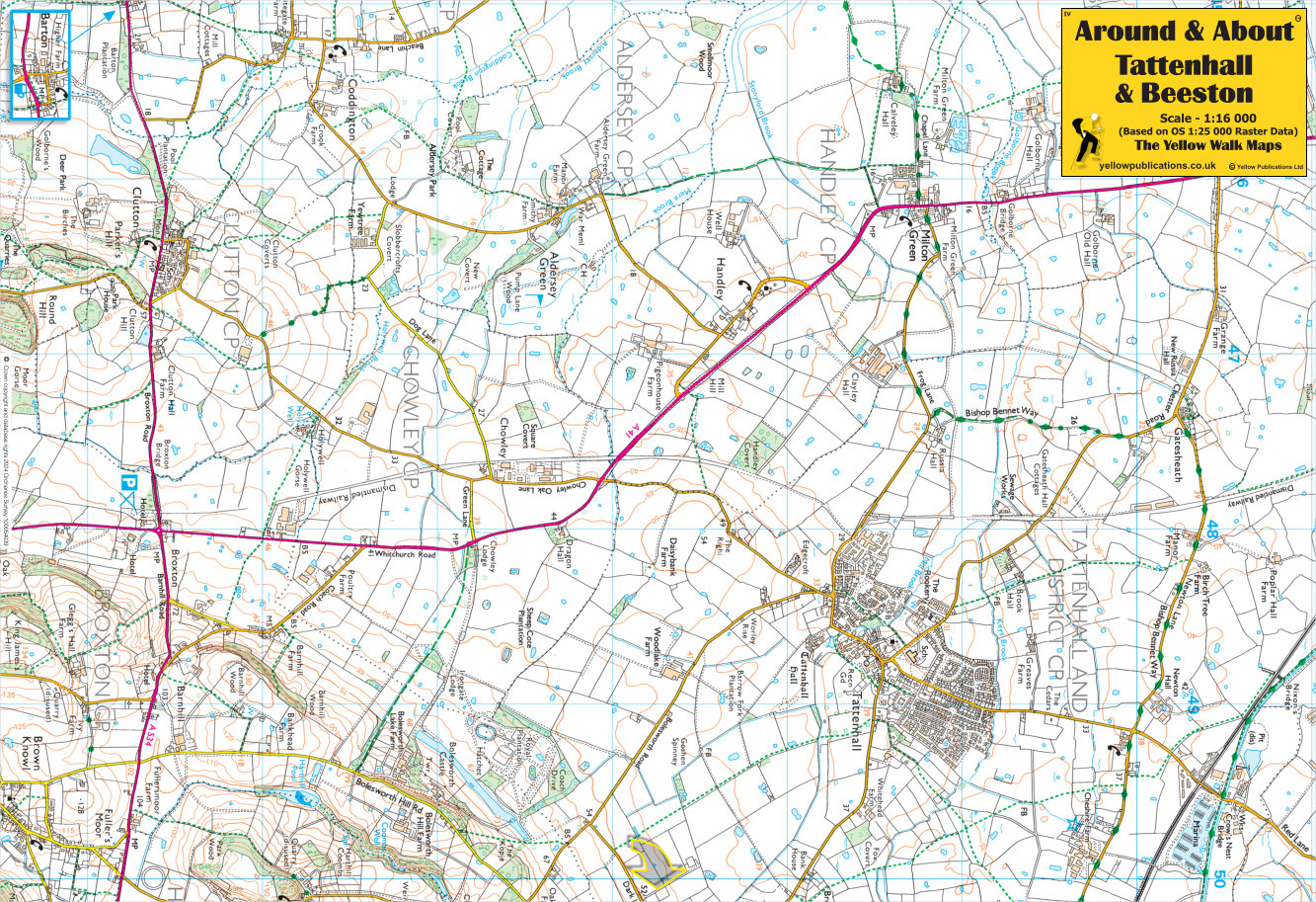 Tattenhall & Beeston Walking Map