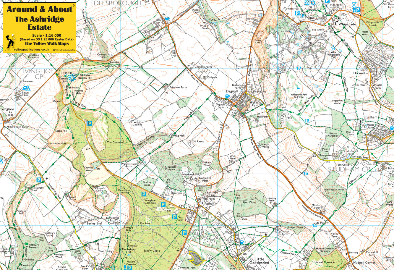 The Ashridge Estate Walking Map