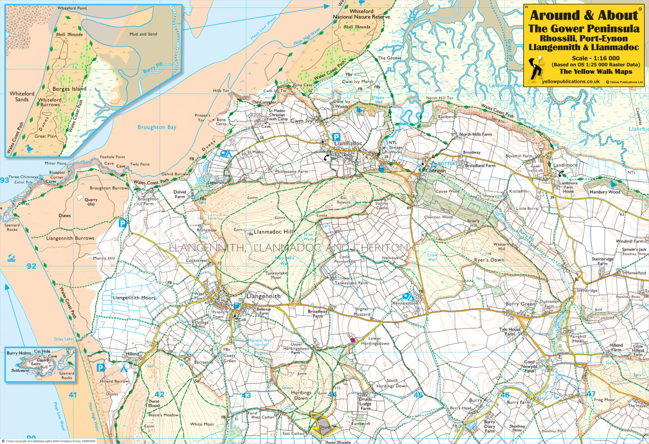 The Gower Peninsula: Rhossili, Port-Eynon, Llangennith & Llanmadoc ...