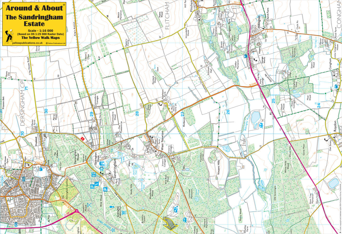 The Sandringham Estate Walking Map